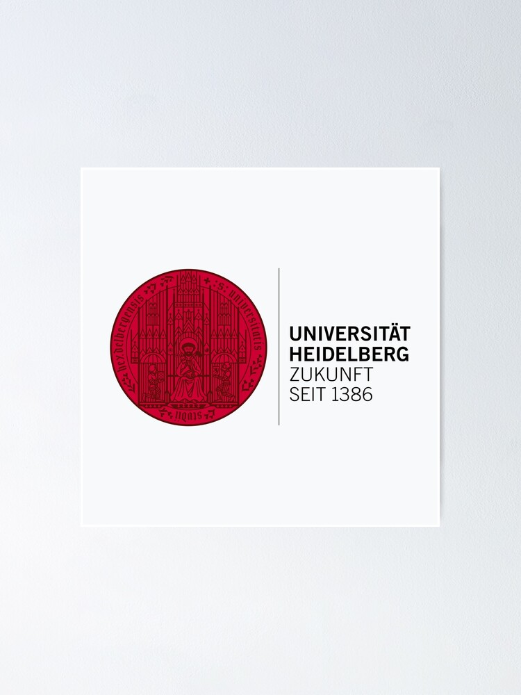 "The Heidelberg University logo" Poster for Sale by dzatilshop | Redbubble