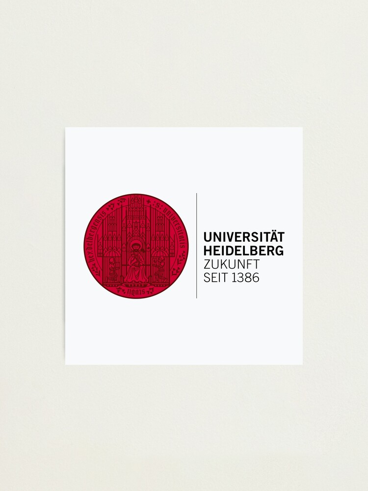"The Heidelberg University logo" Photographic Print for Sale by ...