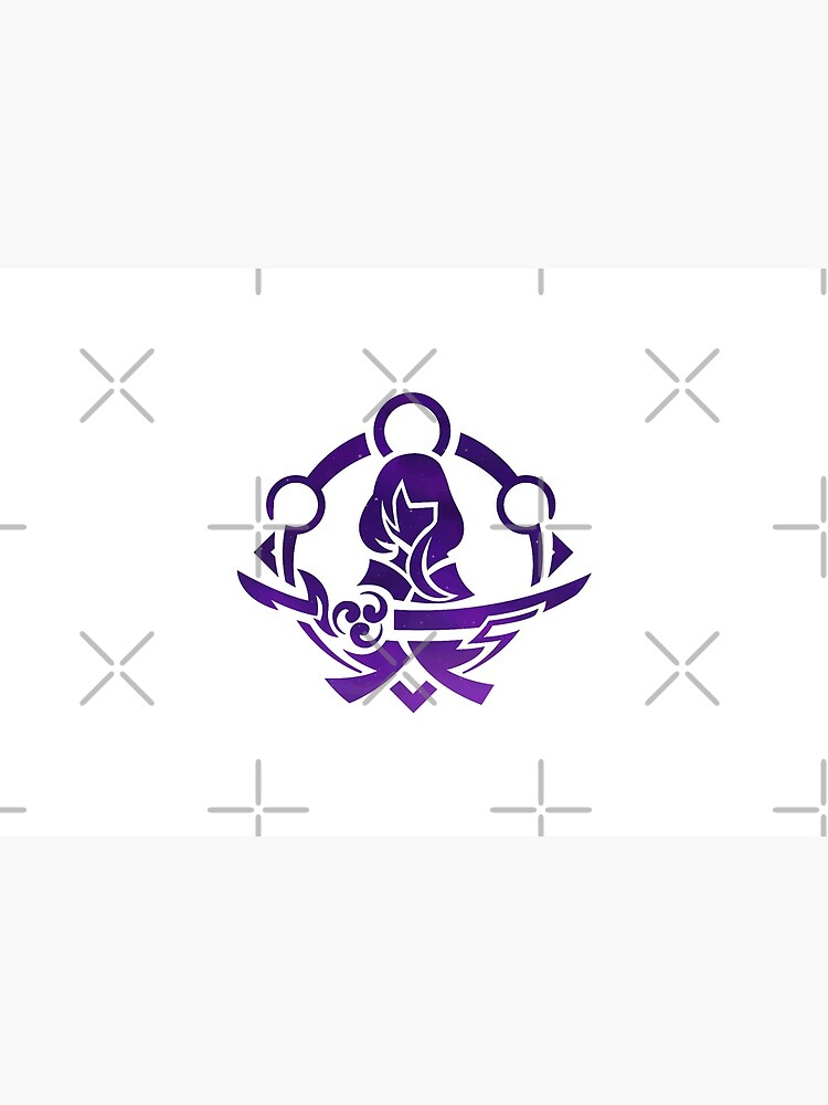 "Genshin Impact Raiden Shogun Emblem - Constellation" Mask by ...