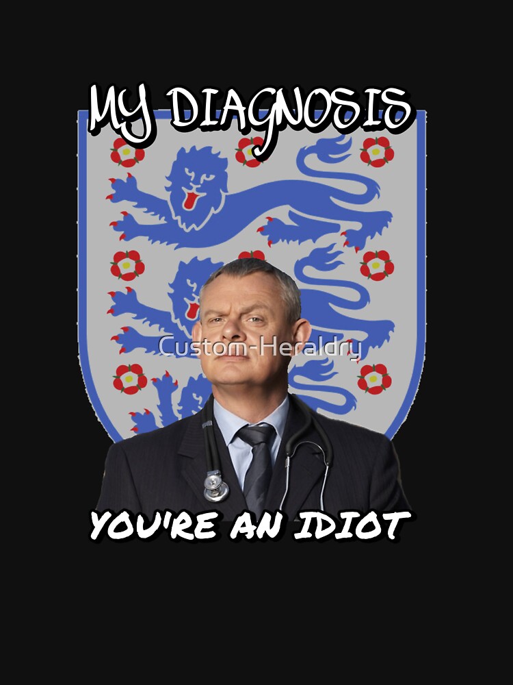 "Doc Martin 2020" T-shirt for Sale by Custom-Heraldry | Redbubble | doc ...