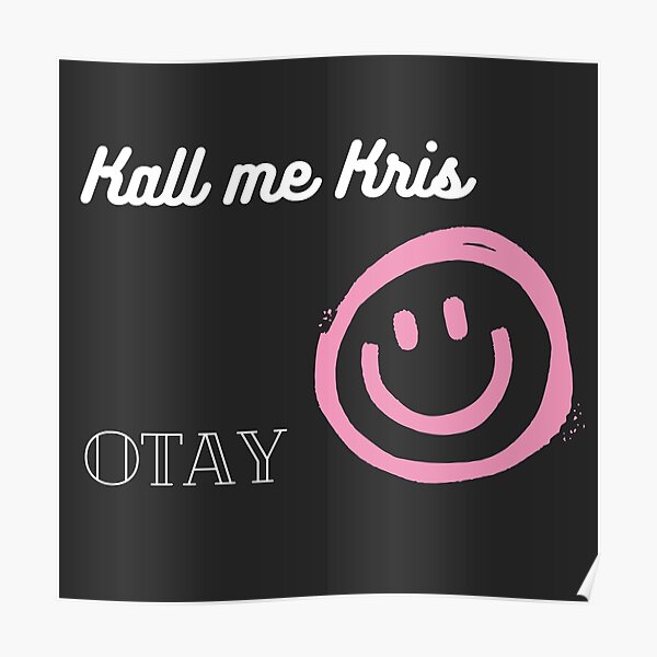 Póster «camiseta de kall me kris, camiseta de influencer de tiktok,» de ...