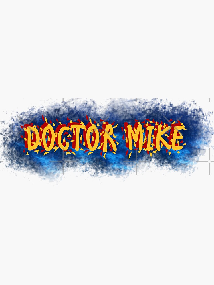 "Cute Doctor Mike Logo" Sticker for Sale by RyoSaeba90 | Redbubble