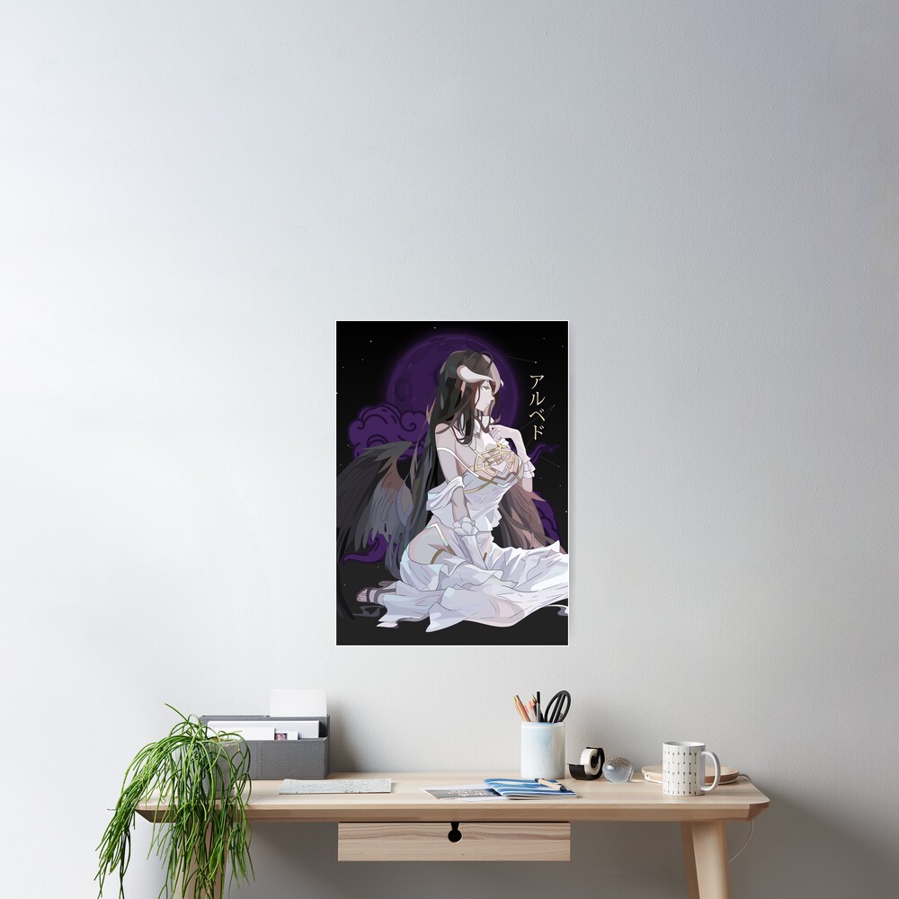 "Albedo Goth - Overlord" Poster by reelanimedragon | Redbubble