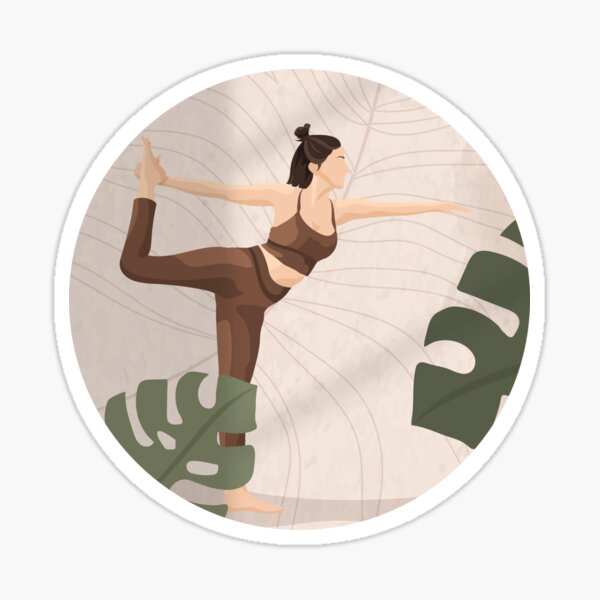 "Fitness Woman Aesthetic Sticker | Feminine Fitness Sticker" Sticker ...