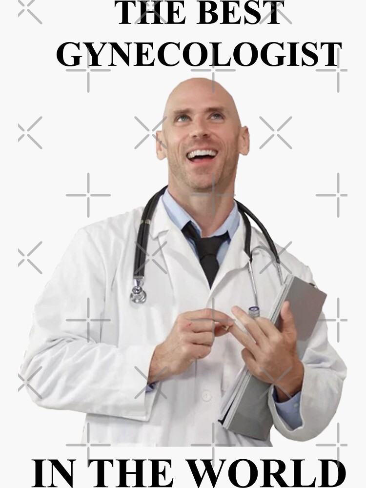 Pegatina «Doctor Ginecólogo Johnny Sins» de Misakichan | Redbubble