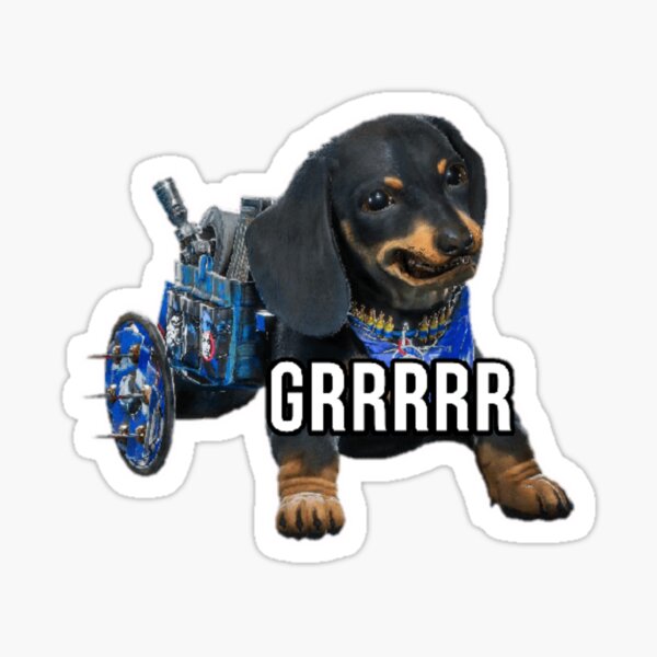 "chorizo grrr" Sticker by Crollolucifer | Redbubble