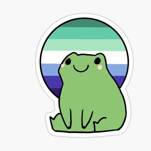 "Gay men flag frog" Sticker for Sale by ThePaintedFrog | Redbubble