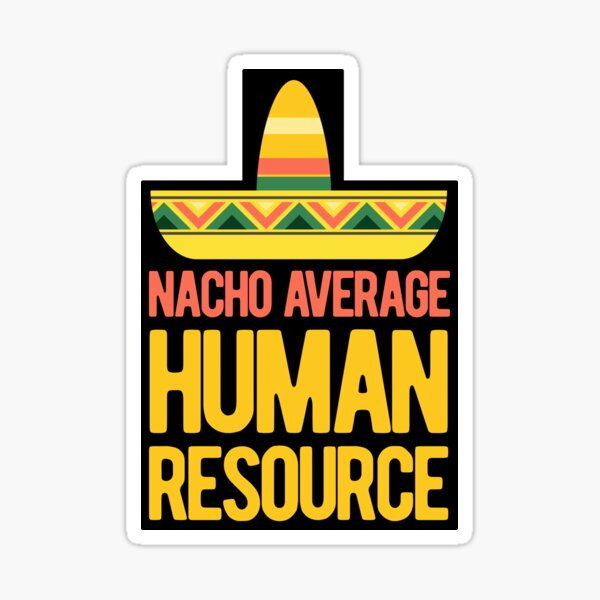 "Funny Human Resources HR" Sticker for Sale by artworkbyrihen | Redbubble