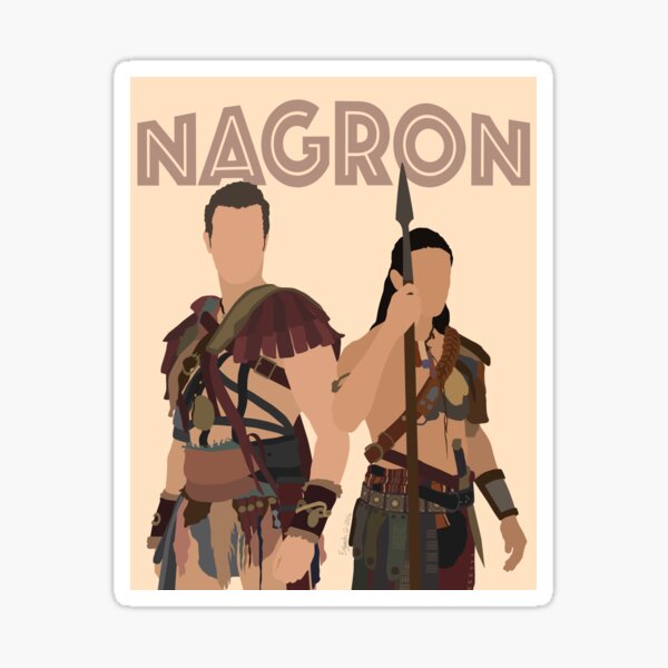"Nagron (Spartacus)" Sticker for Sale by figbash | Redbubble