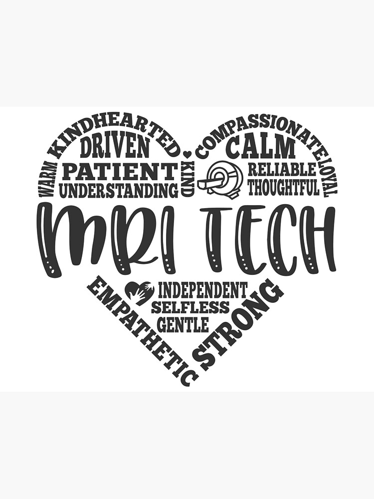 "MRI tech, mri technologist, ct scan" Poster by brackerdesign | Redbubble