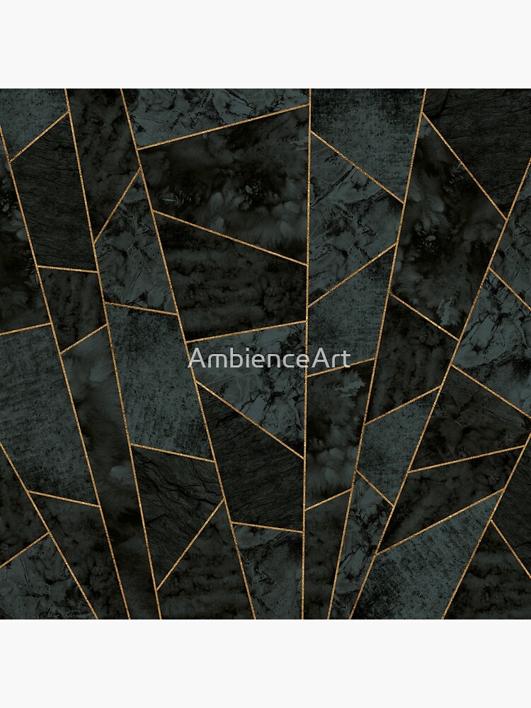 "Geometric Slate Stone Pattern" Poster for Sale by AmbienceArt | Redbubble