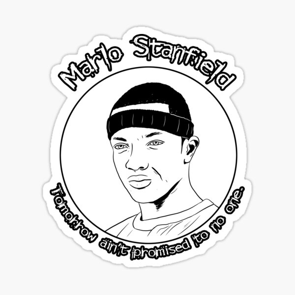 "Marlo Stanfield - The Wire" Sticker for Sale by blacksnowcomics ...