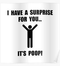 Funny Poop: Posters | Redbubble