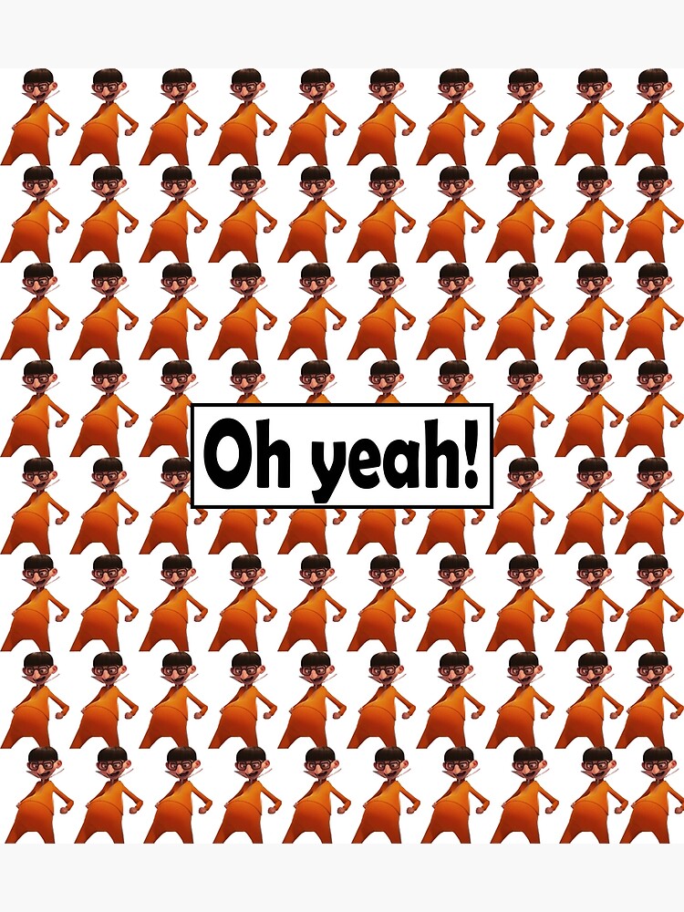 "Vector "Oh Yeah" Despicable Me Pattern" Poster by ArthurGr | Redbubble