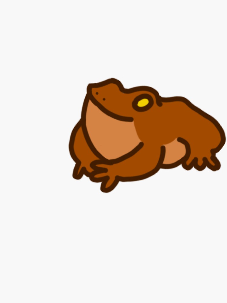 "Friendly Toad" Sticker by dunderthere | Redbubble