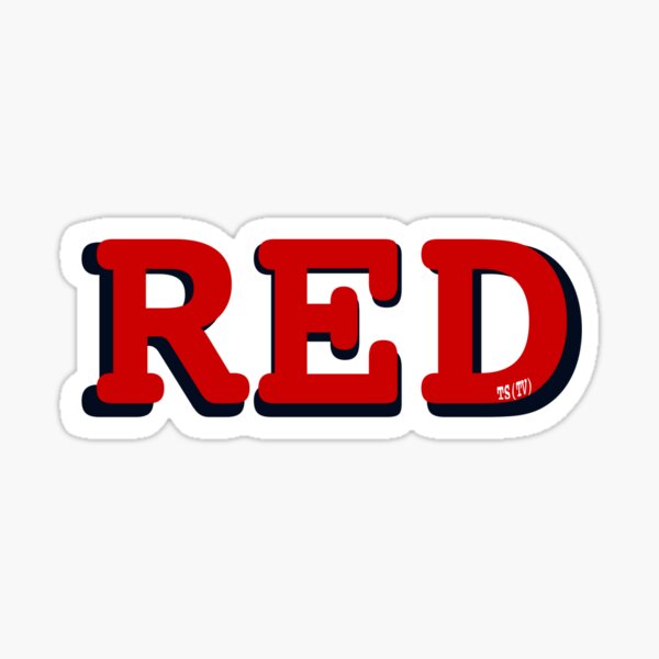 Pegatina «Red de Taylor Swift (versión de Taylor)» de LeftMyMark ...