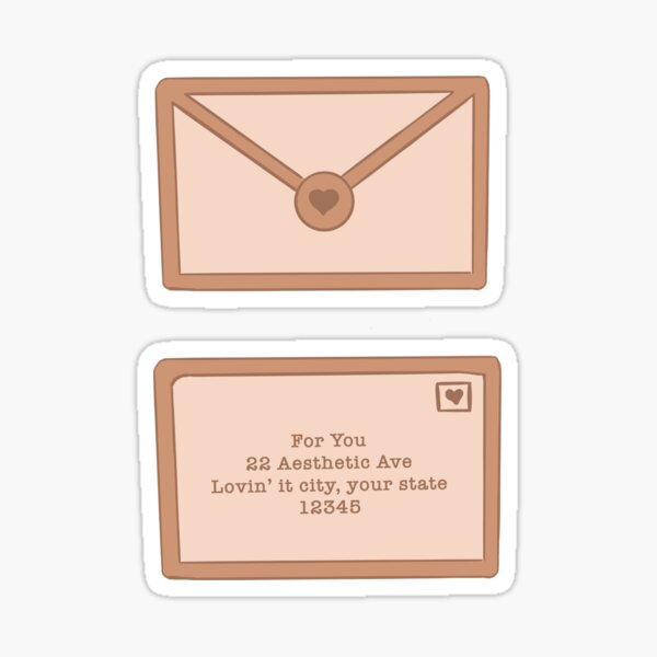 "Envelope 2 pack" Sticker for Sale by Emma-Halpin | Redbubble