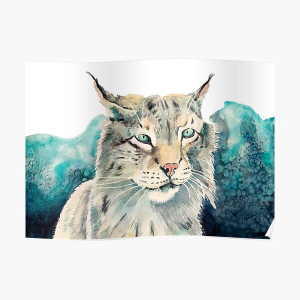 "Lynx Bobcat" Poster for Sale by Melvan3 | Redbubble