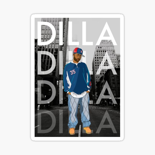 "Dilla" Sticker by thekhob | Redbubble