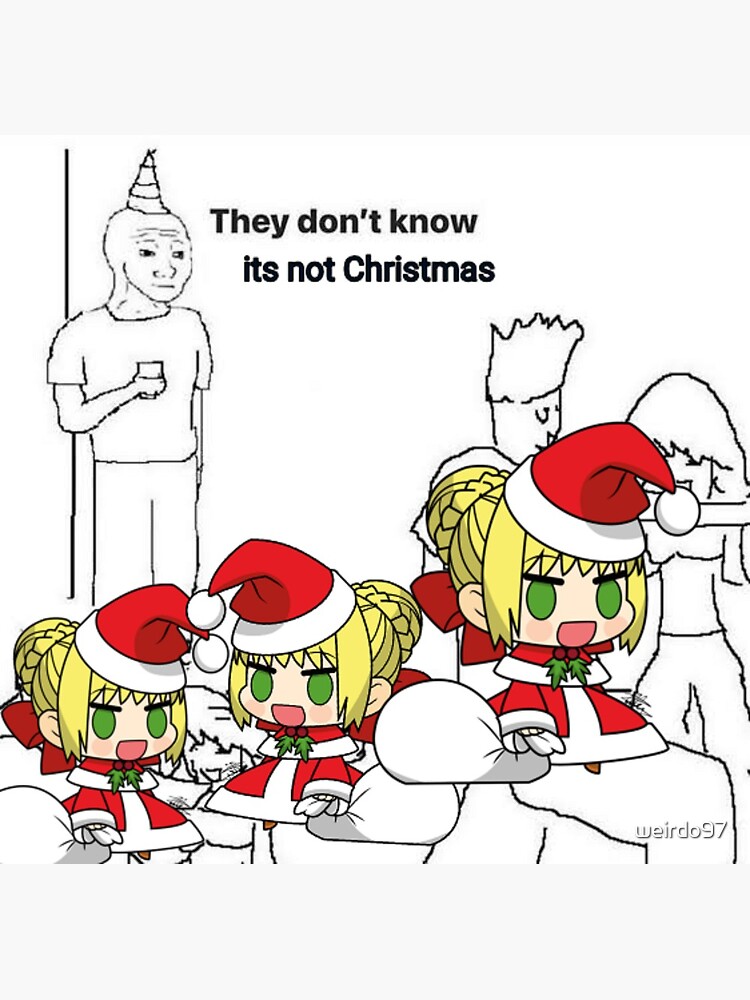 "They Don't Know Its Not Christmas Padoru Meme" Poster for Sale by ...