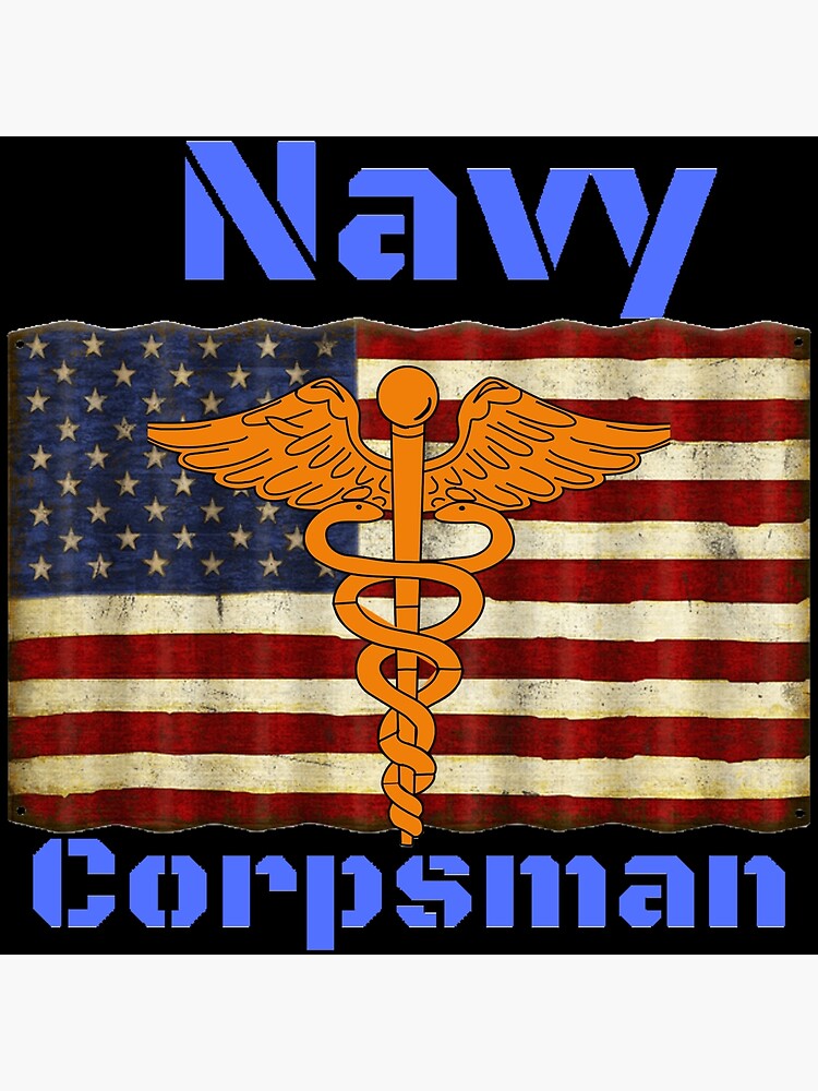"Us Navy Corpsman" Poster for Sale by RevolveTrends | Redbubble