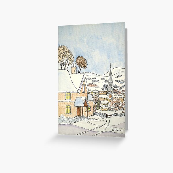 "A winter scene" Greeting Card for Sale by Jeff-Fearon | Redbubble