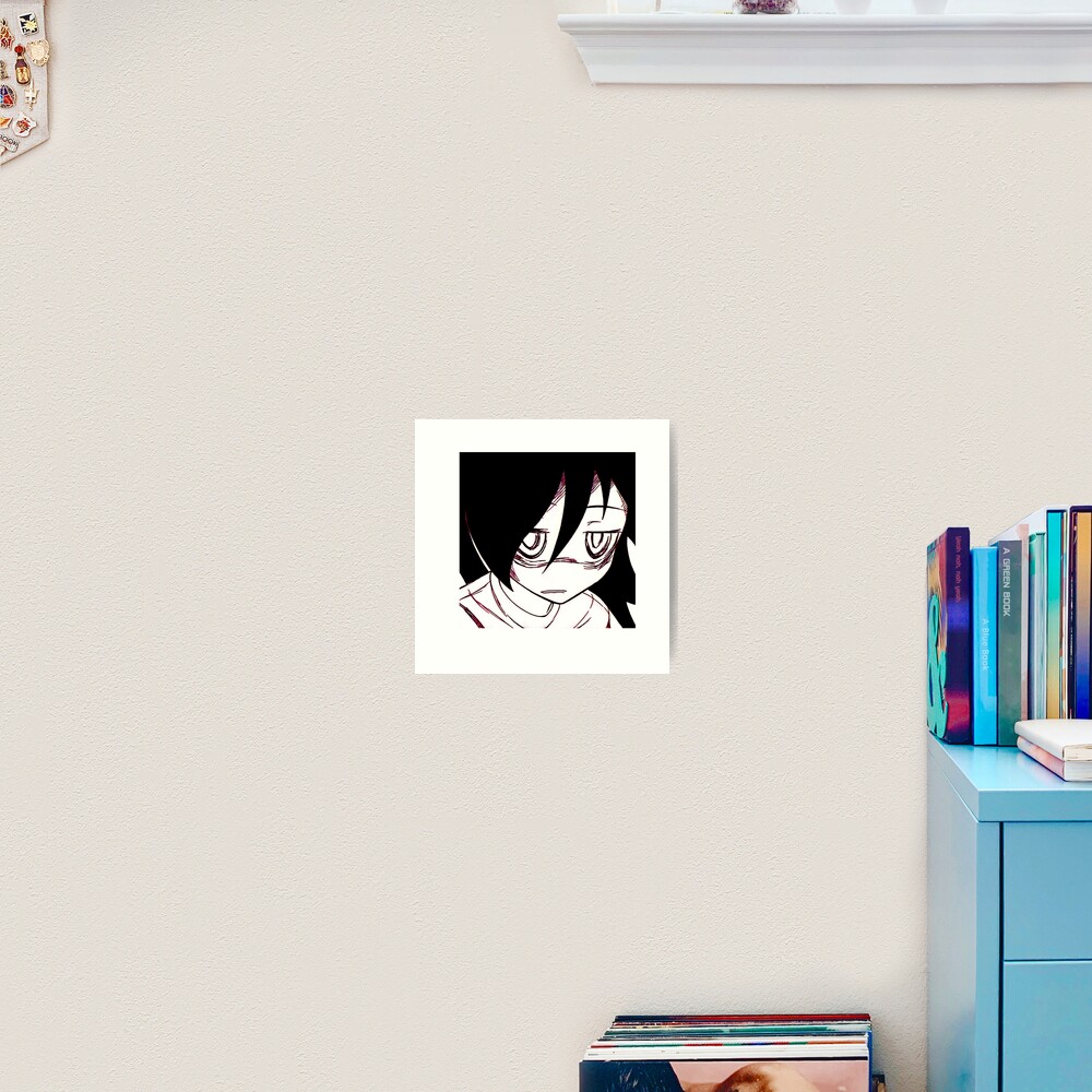 "watamote manga icons" Art Print for Sale by Animecomic | Redbubble