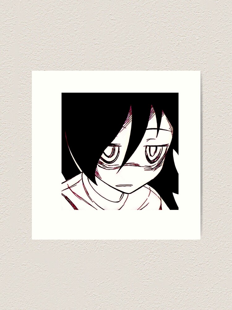 "watamote manga icons" Art Print for Sale by Animecomic | Redbubble