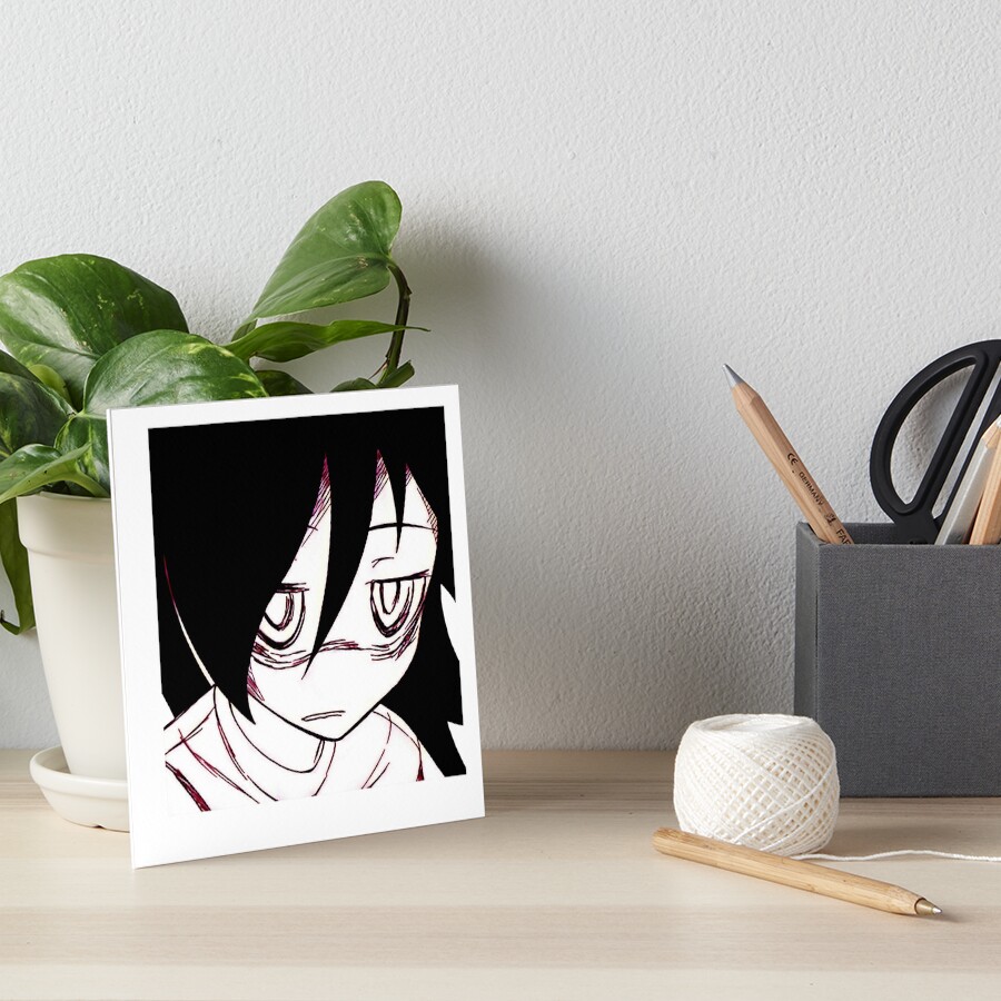 "watamote manga icons" Art Board Print by Animecomic | Redbubble
