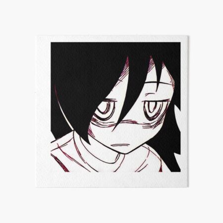 "watamote manga icons" Art Board Print by Animecomic | Redbubble