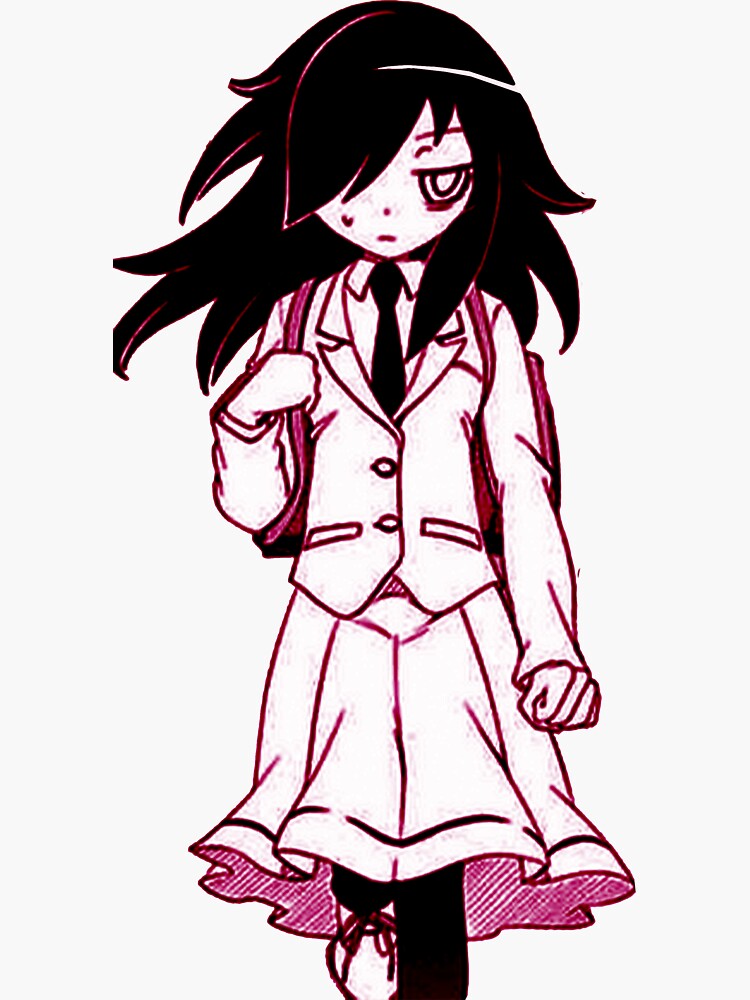 Pegatina «watamote manga icons» de Animecomic | Redbubble