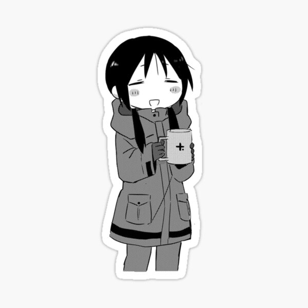 "Girl last tour manga wallpapers" Sticker by Animecomic | Redbubble