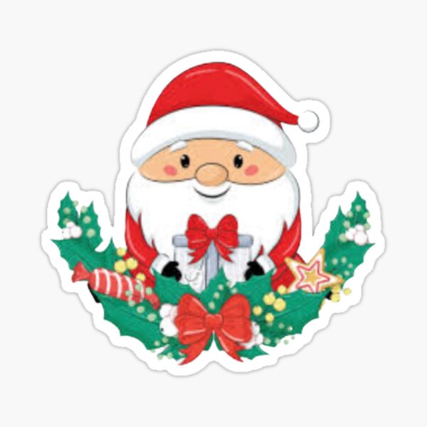 "Father Christmas " Sticker for Sale by Robbie101 | Redbubble