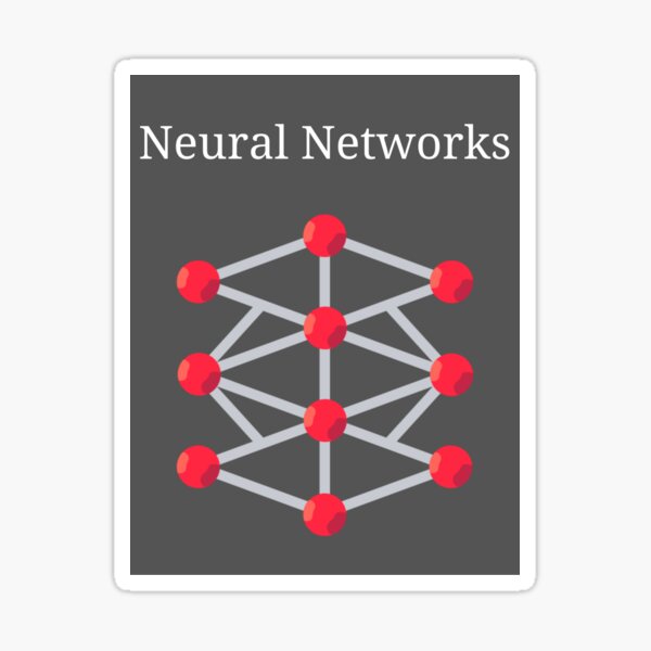 "Neural Networks " Sticker for Sale by UpcomingTech | Redbubble