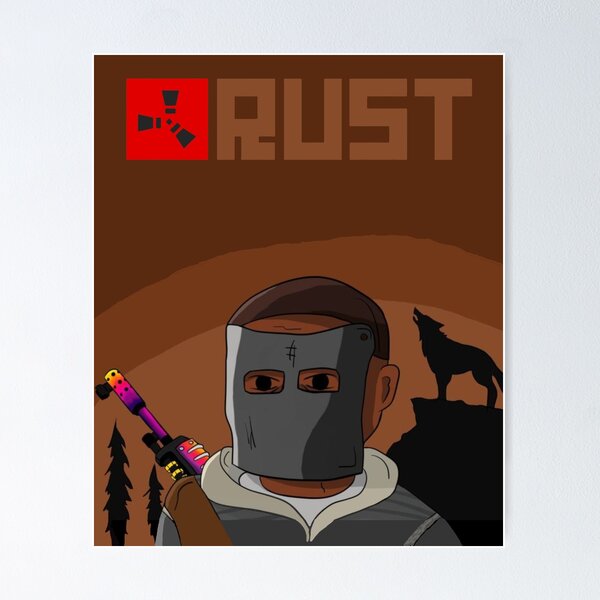 "Rust Game Poster" Poster for Sale by CTTDesigns | Redbubble