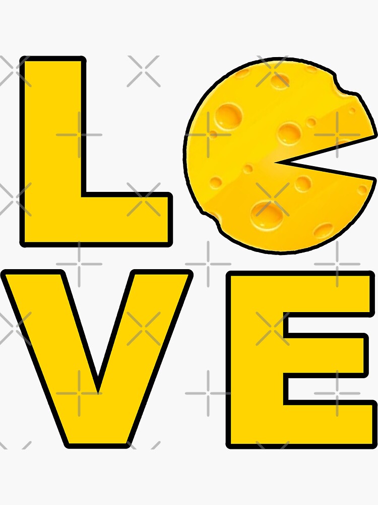 "Love Cheese Head Wisconsin Cheesehead Green Bay Greenbay" Sticker for ...