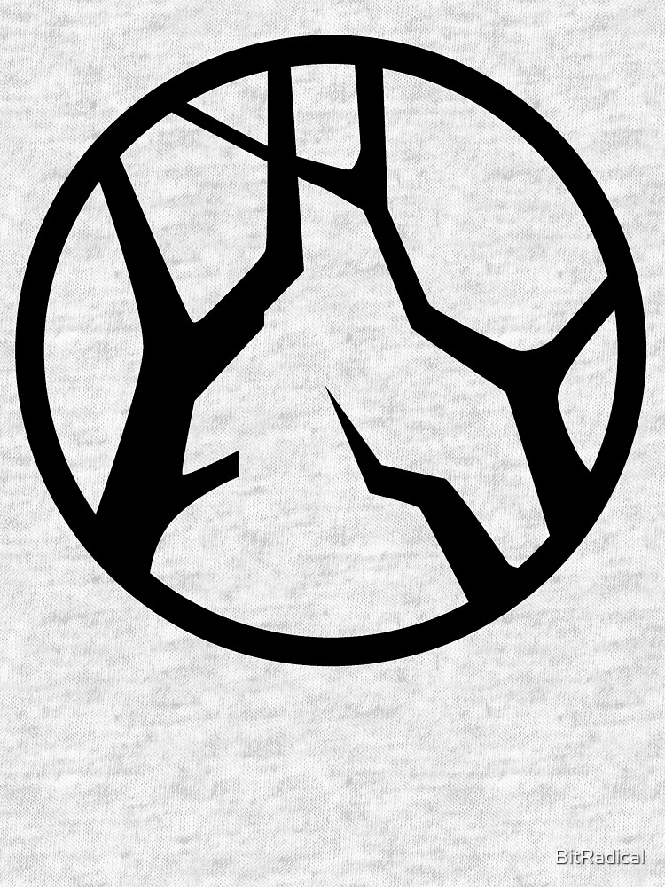 "Black and White Symbol of the Strangers (Echoes of the Eye)" Tri-blend ...