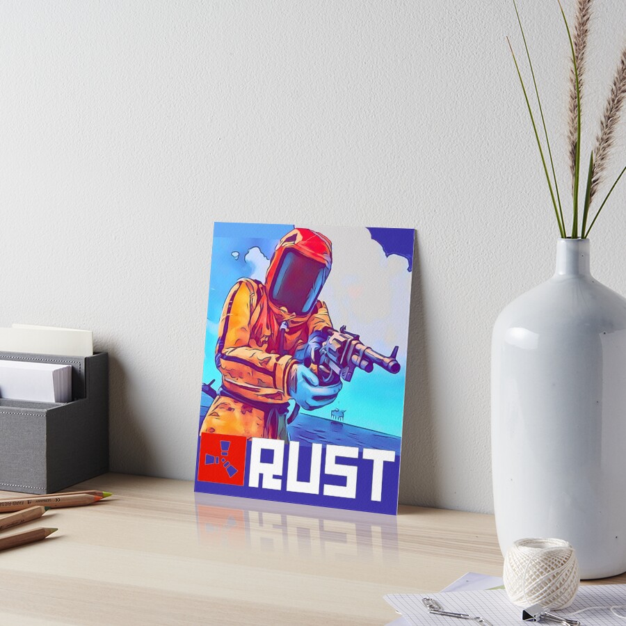"Rust Game Poster" Art Board Print for Sale by CTTDesigns | Redbubble