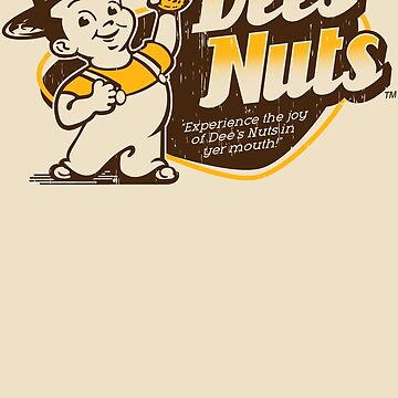 "DEE'S NUTS " Sticker for Sale by GAMEZILLA | Redbubble