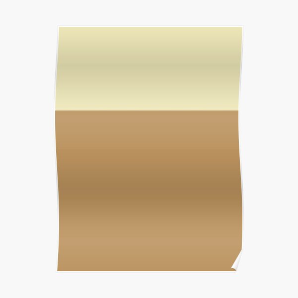 "A Beautiful Beige and Tan Color Block" Poster for Sale by nocap82 ...