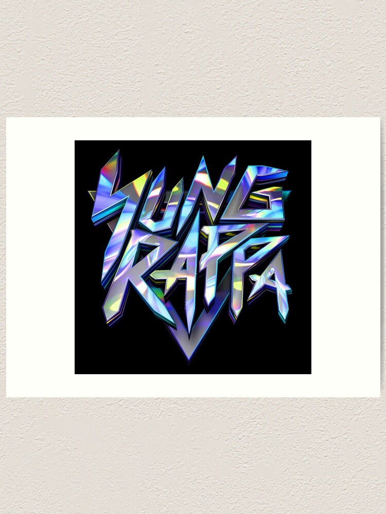 "Yung Rappa Vaporwave Aesthetic 3D Art" Art Print for Sale by ...