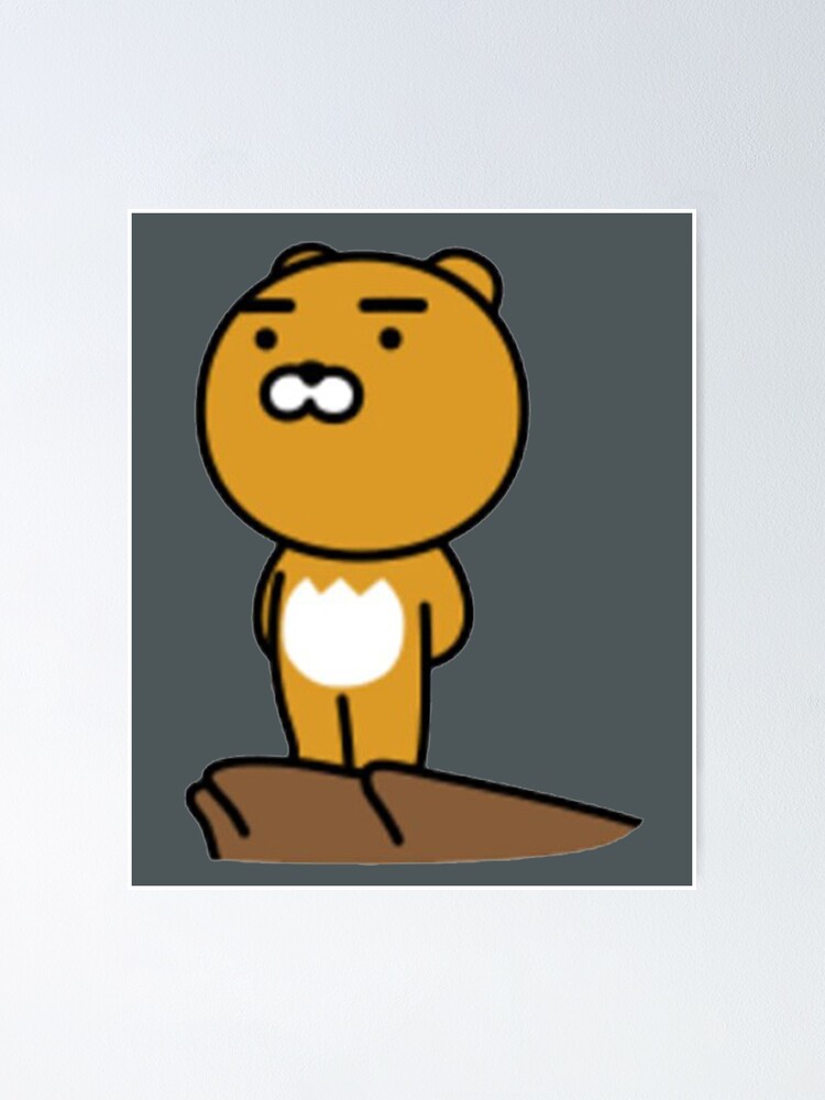 "KakaoTalk Friends Hello! Ryan(2)" Poster for Sale by FaithTodd | Redbubble