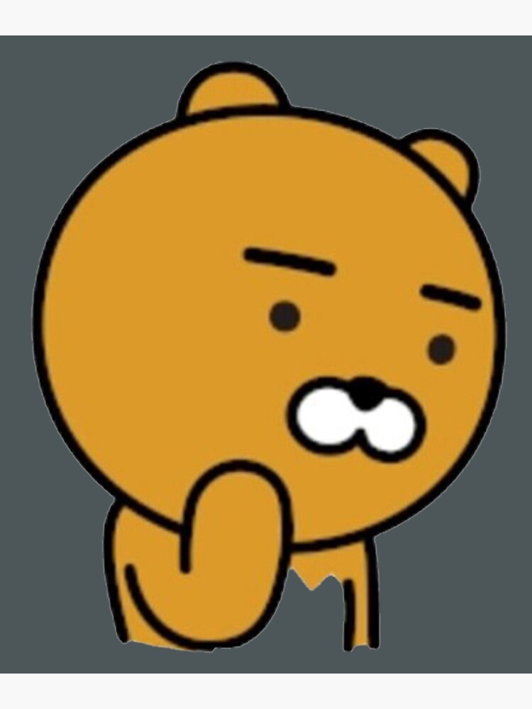 "KakaoTalk Friends Hello! Ryan" Poster for Sale by FaithTodd | Redbubble