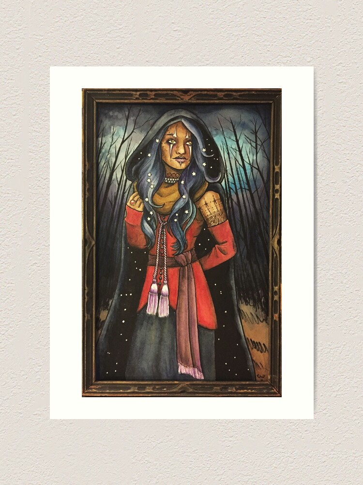 "Cloak of Stars" Art Print for Sale by thegothicalice | Redbubble