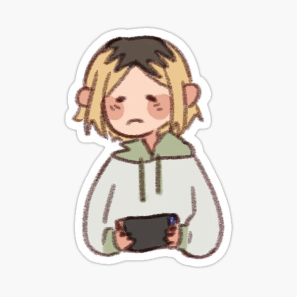 "tiny kenma" Sticker for Sale by demonshooky | Redbubble