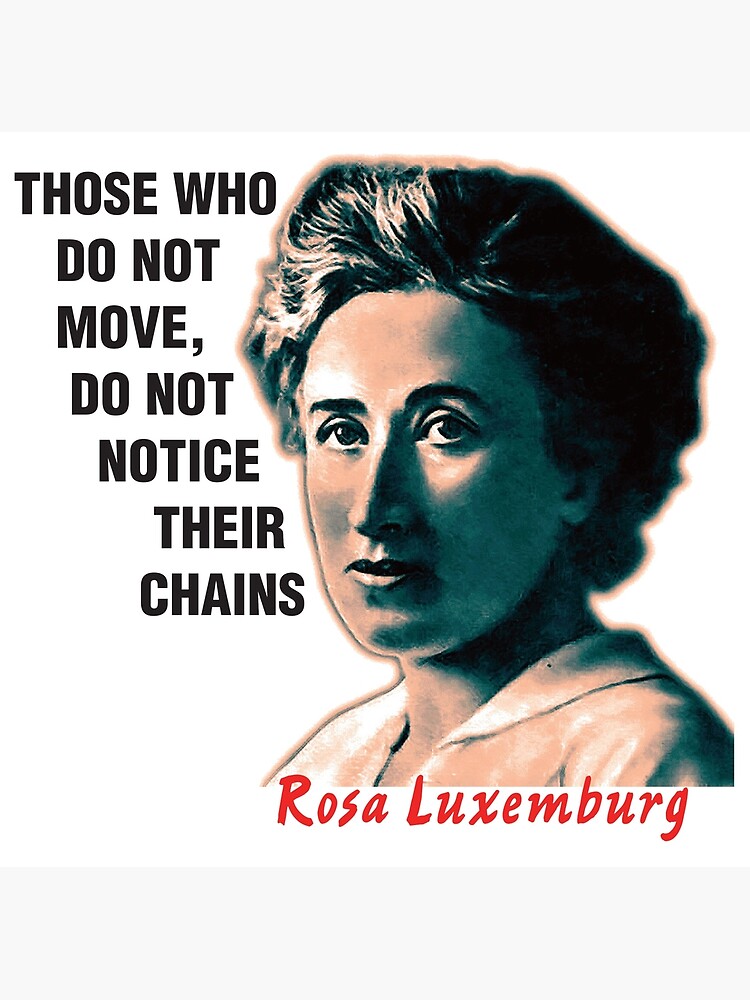 "Rosa Luxemburg" Poster for Sale by DJVYEATES | Redbubble