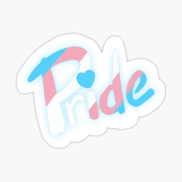 "Pride - Trans Flag" Sticker by IzzyCat13 | Redbubble