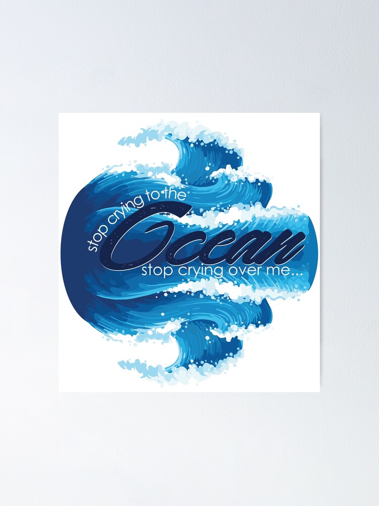 "Stop Crying" Poster by elfpunk999 | Redbubble