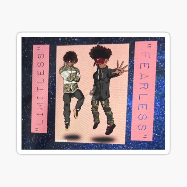 "Dbz x boondocks" Sticker by Blakehagen23 | Redbubble