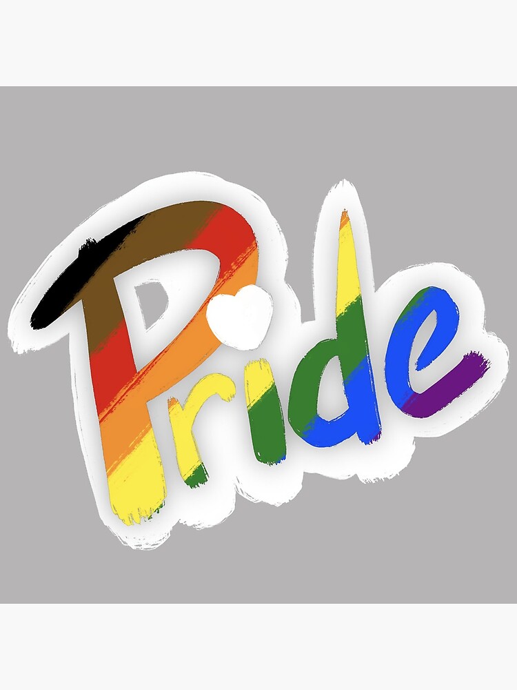 "Pride - Inclusive Flag" Poster for Sale by IzzyCat13 | Redbubble